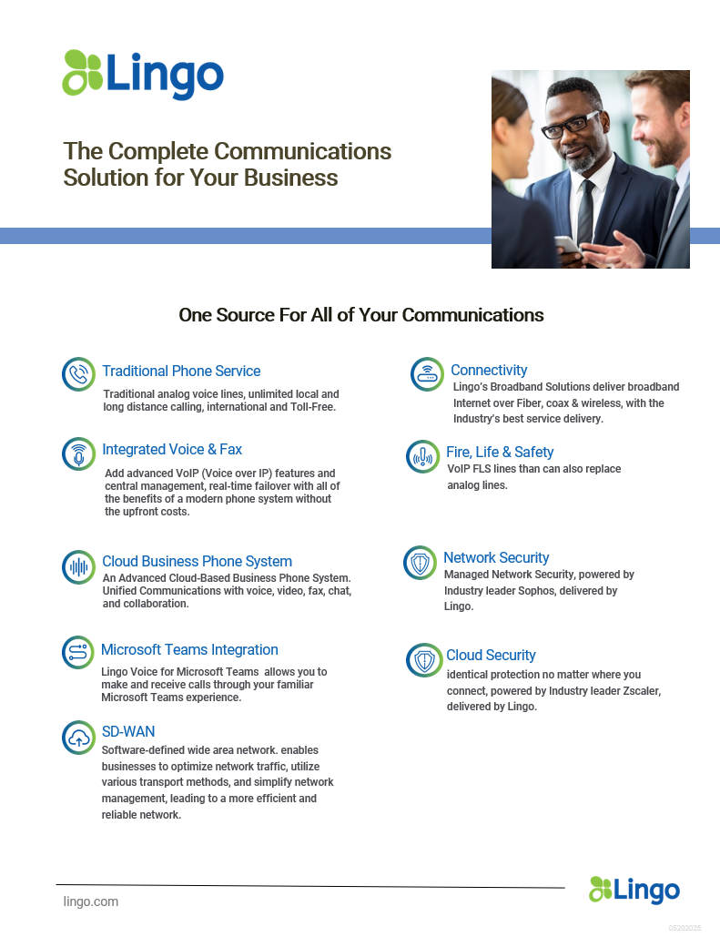 Lingo Products – Phone, Cloud, Broadband, Security and Managed Services ...